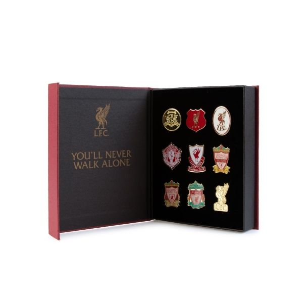 LFC 9pk Crest Badge Set | Anfield Shop