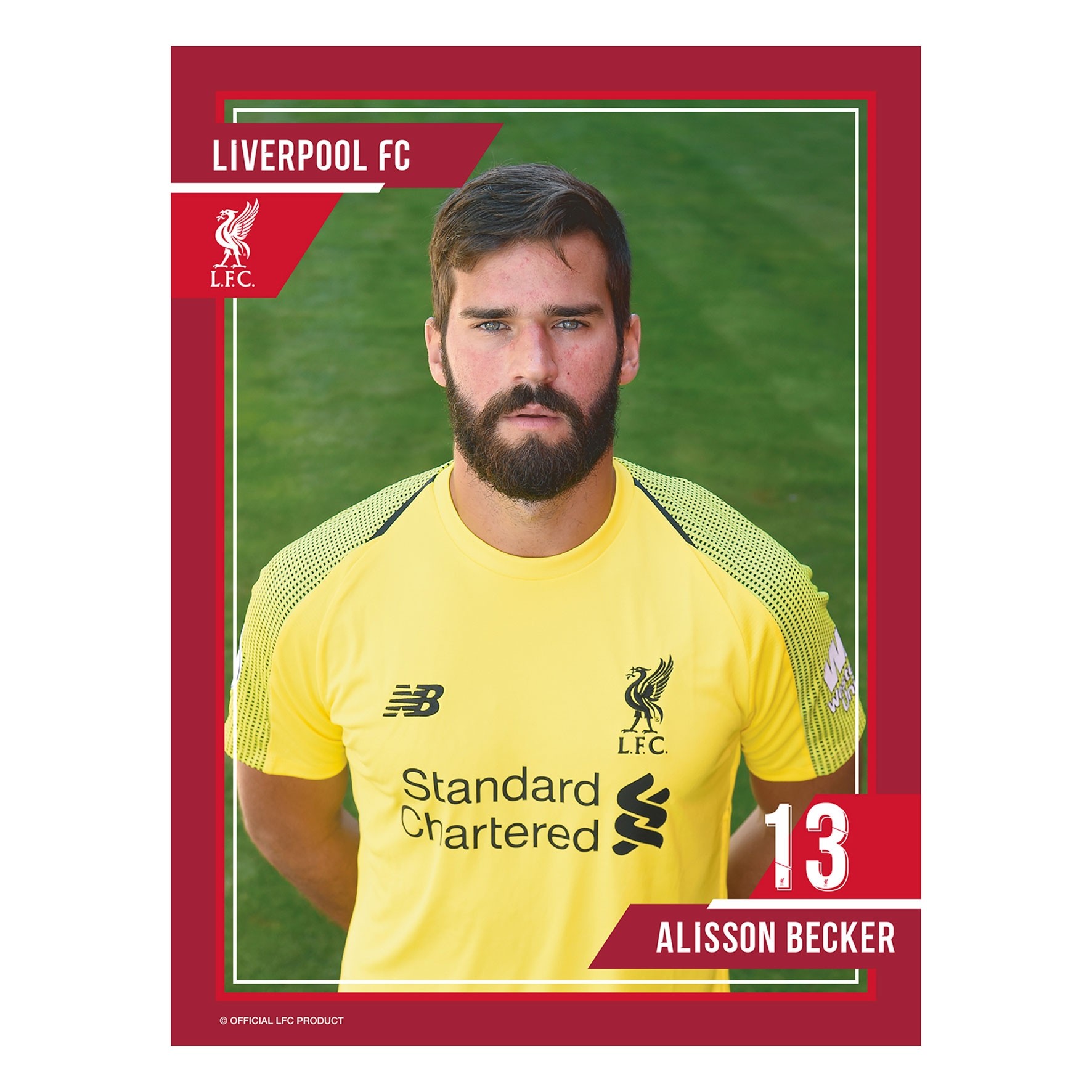 LFC A. Becker Headshot 18/19 | Anfield Shop