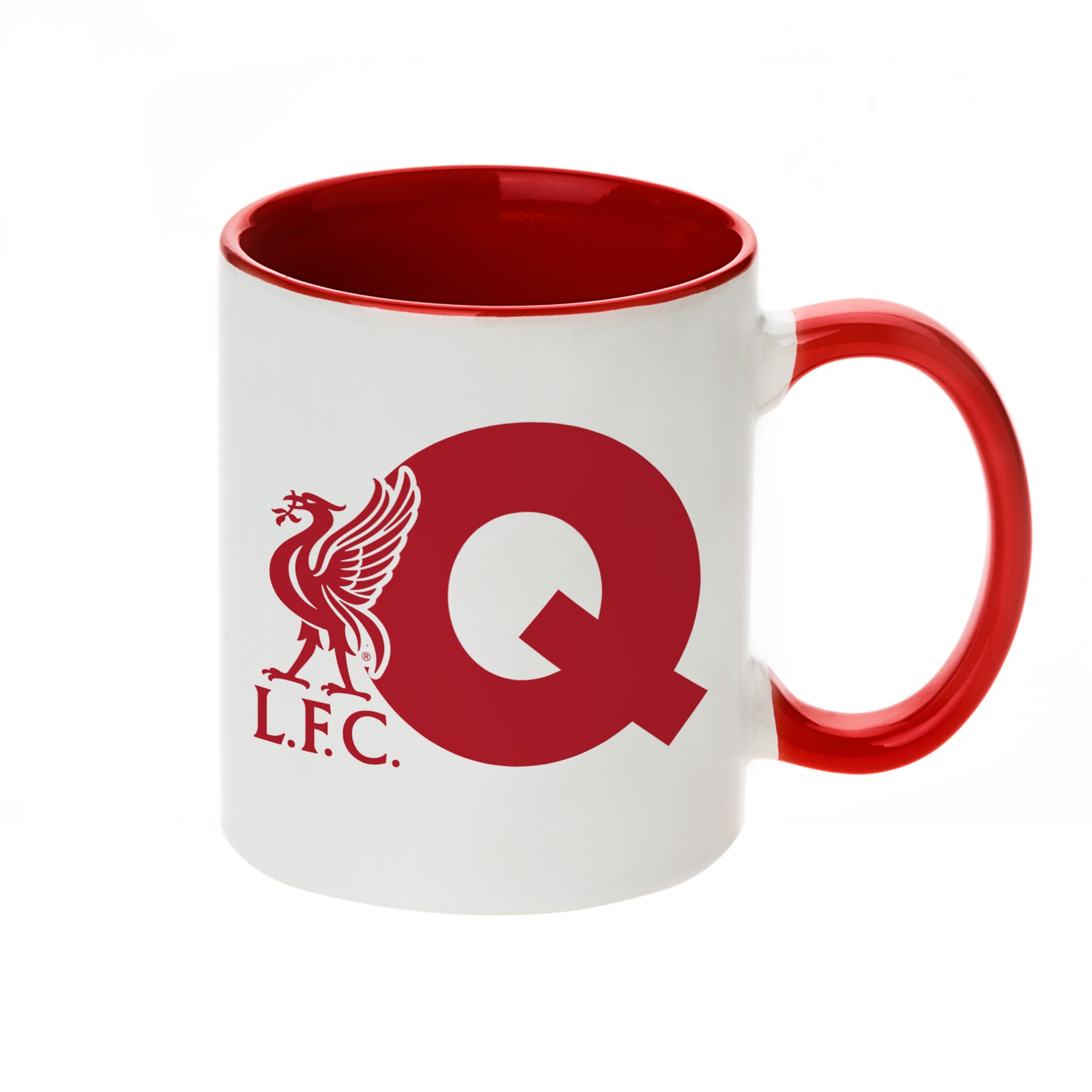 LFC Letter Q Alphabet Mug | Anfield Shop