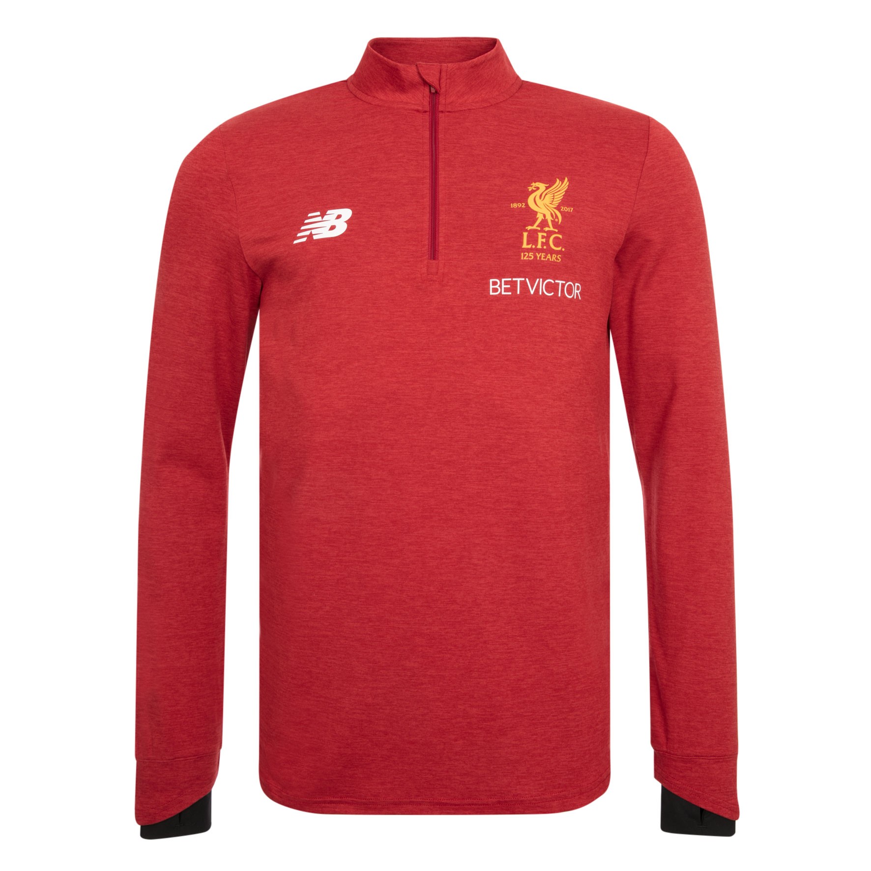 LFC Mens Red Pepper Marl Training Mid Layer Top 17/18 | Anfield Shop