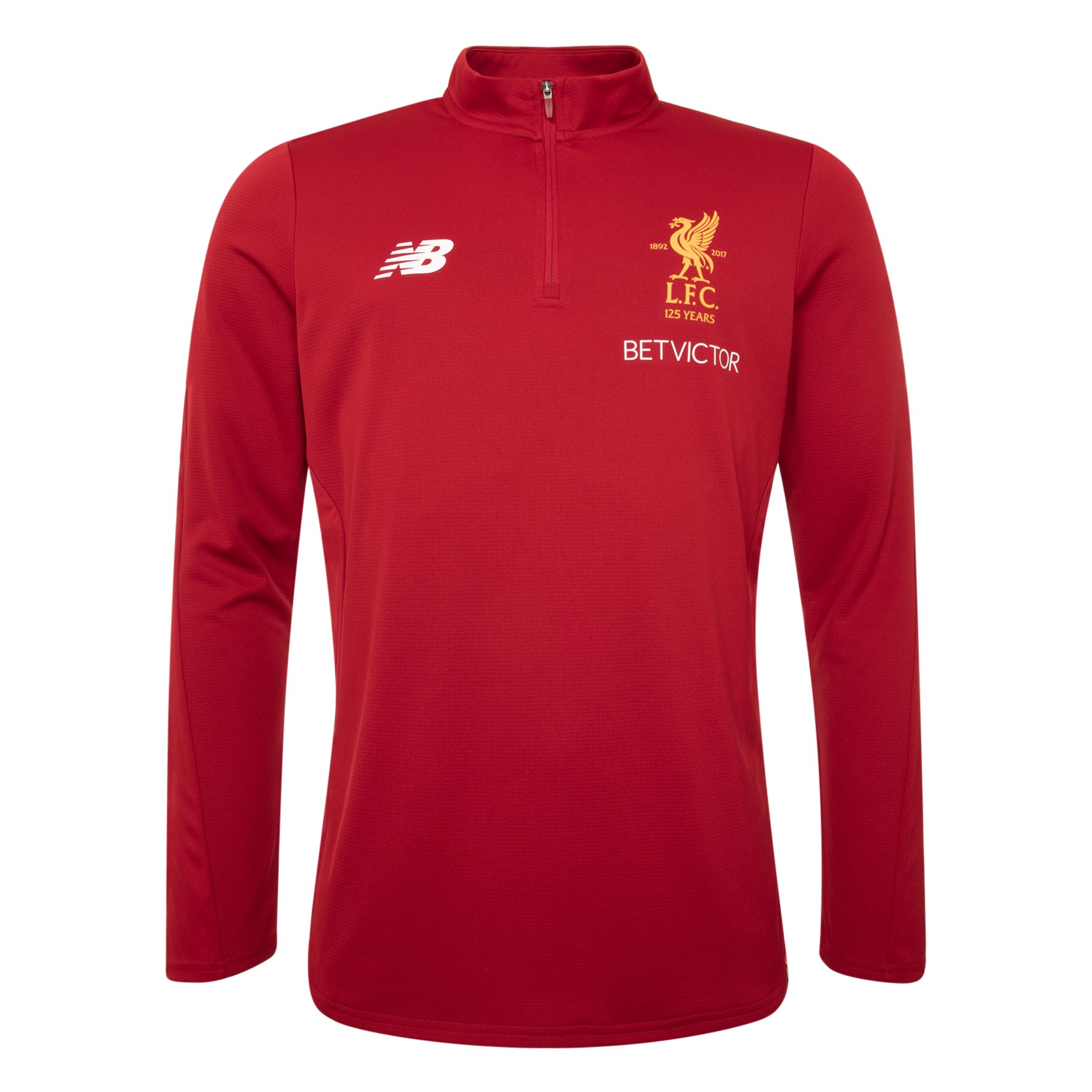 LFC Mens Red Training Zip Sweat 17/18 | Anfield Shop